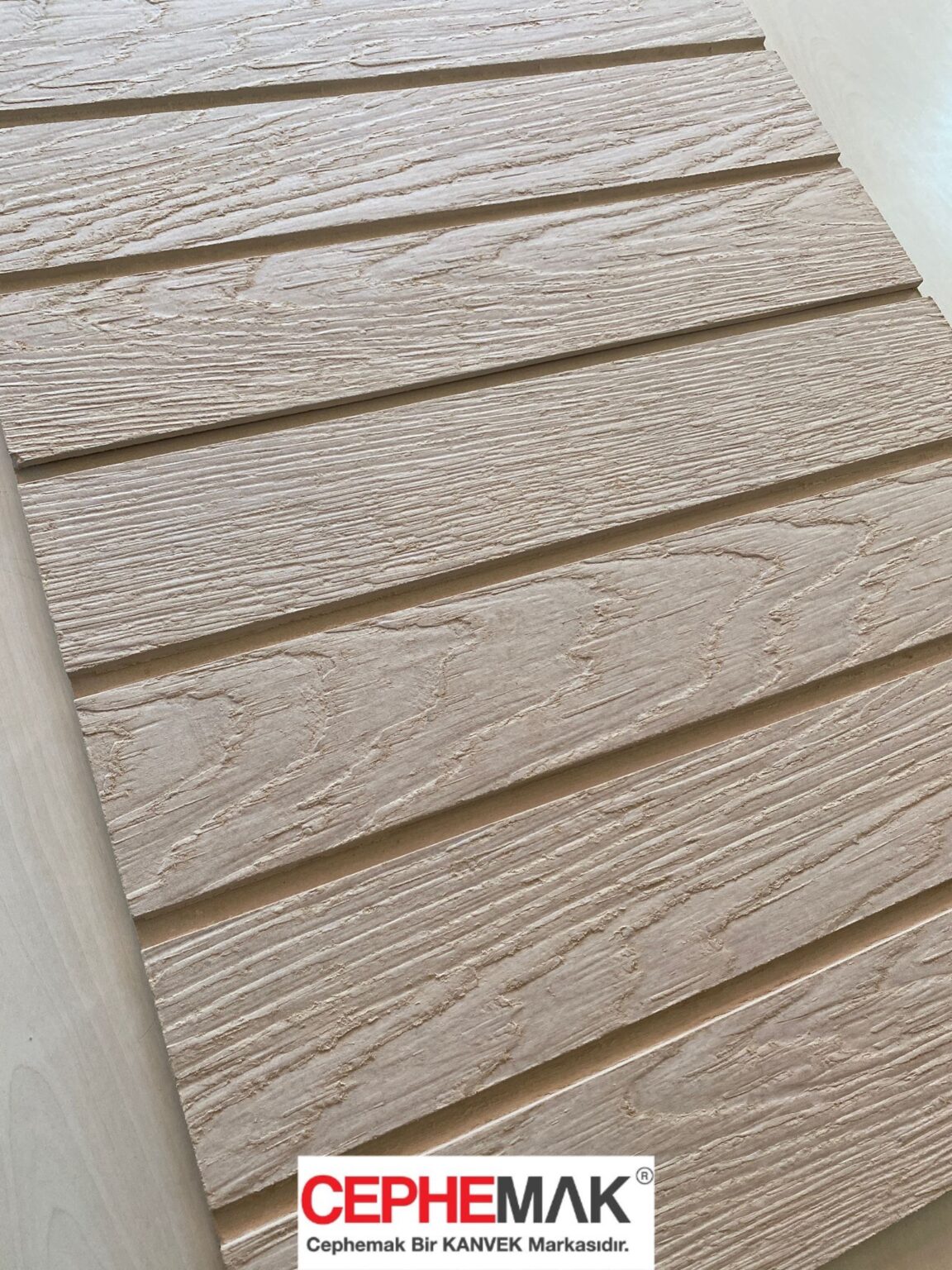 Betopan Fibercement Ahşap Ceviz Ağacı Desenli 3 Derz li Fugalı Lamba ...